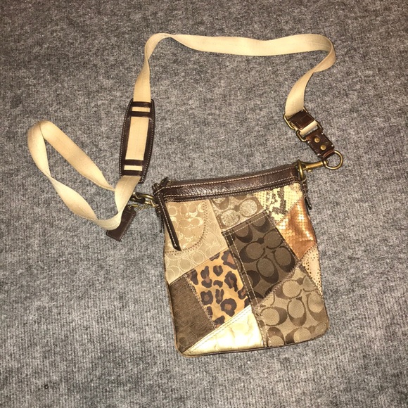 Coach | Bags | Multi Pattern Coach Crossbody Purse | Poshmark